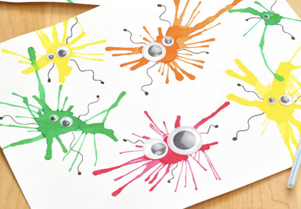 NEO Parent Crafting with Kids: Paint Splat Monsters
