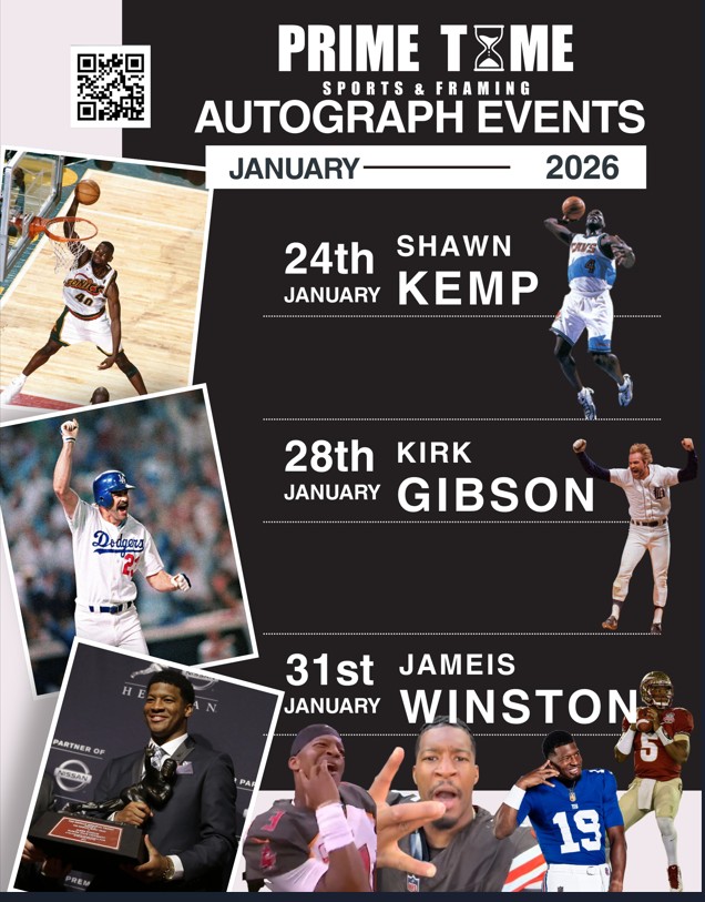 Prime Time Sports & Framing Autograph and Meet-n-Greets - Northeast ...